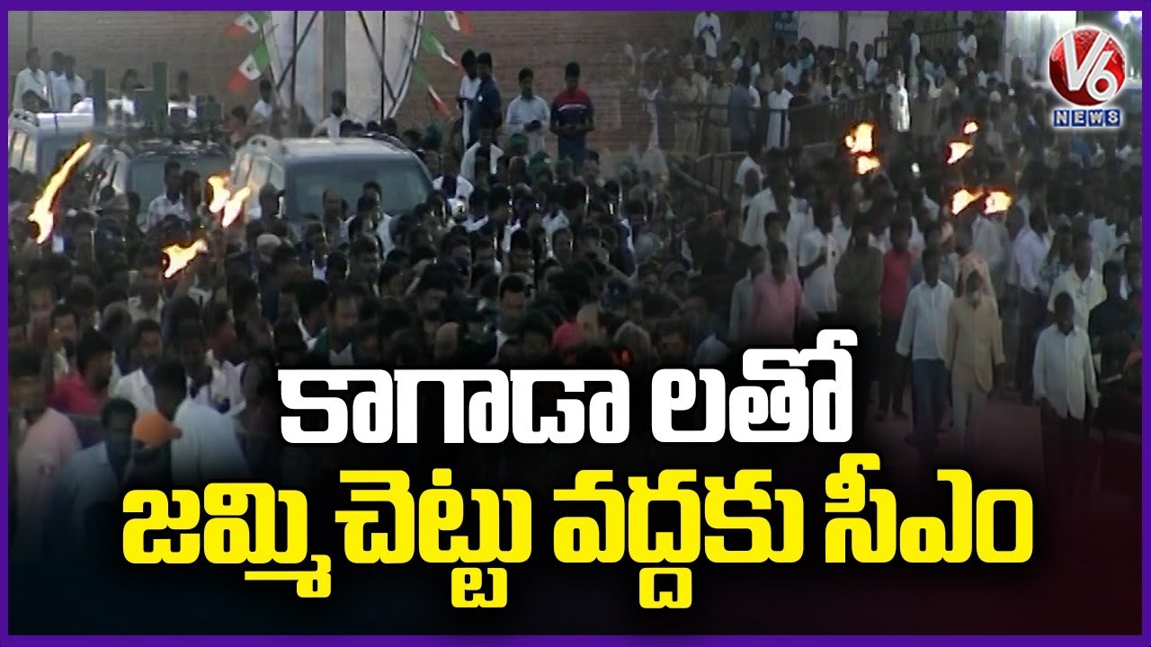 CM Revanth Reddy Went To Jammi chettu With Flame | CM Dasara ...