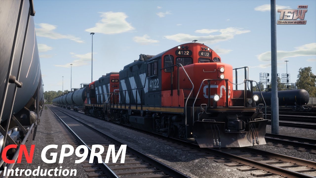 CN GP9RM Introduction : Oakville Subdivision : Train Sim World 2020 - YouTube