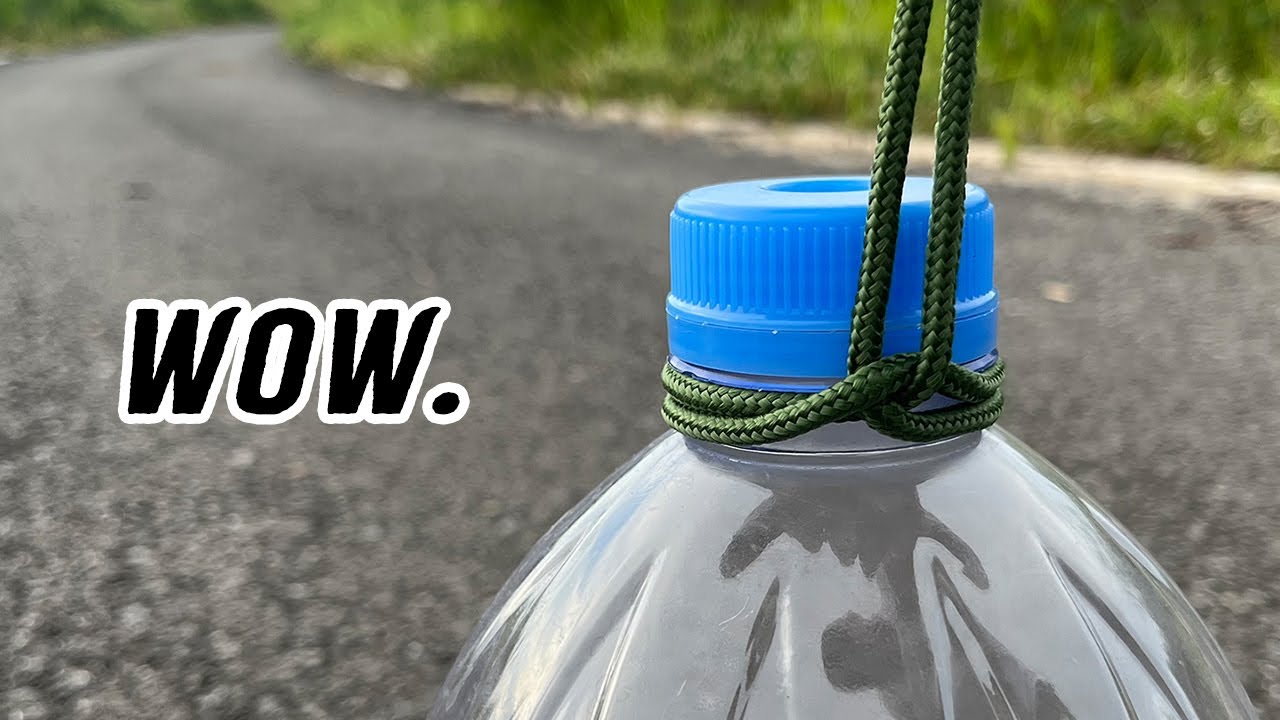 Bottle sling knot- "jug sling" :The EASIEST Way EVER! - YouTube