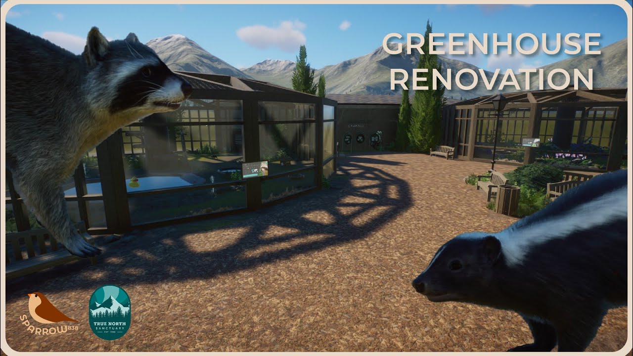 Greenhouse Renovation | Raccoons & Skunks | True North Sanctuary ...