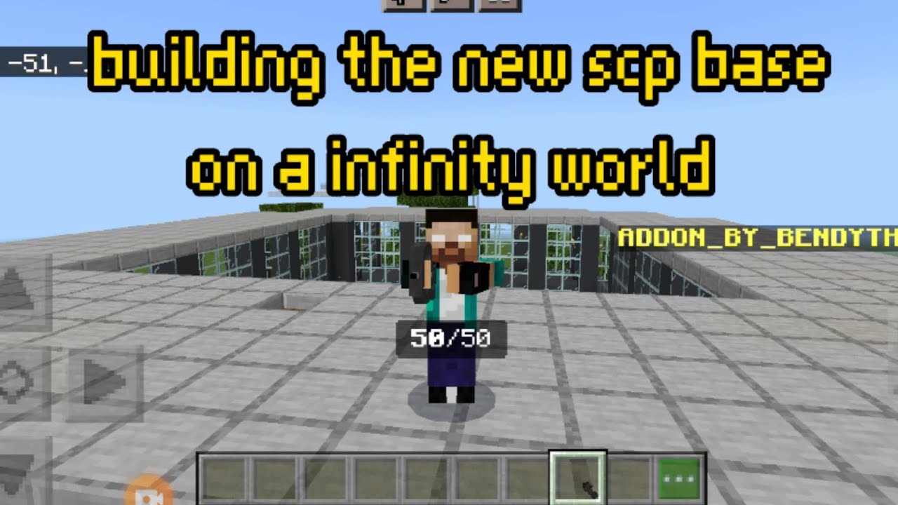 building the new scp base on a infinity world - YouTube