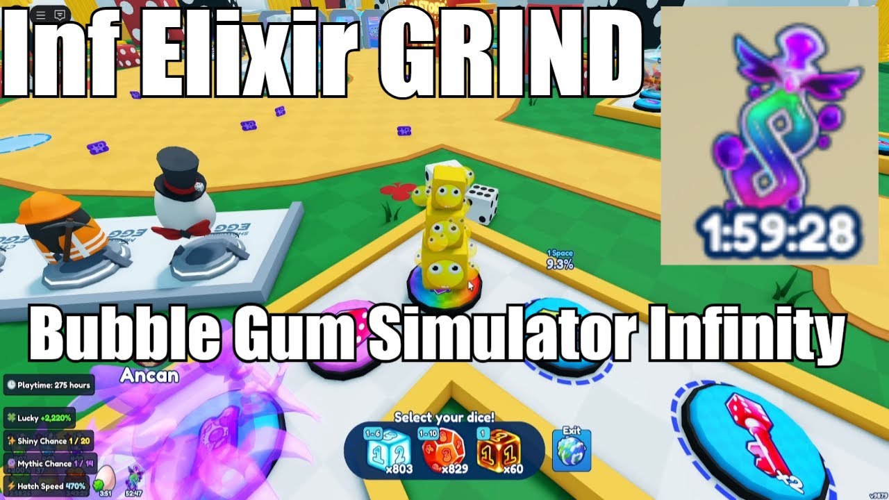 EASY INFINITY ELIXIR BUFF | How to grind Hours of Inf Elixir in Bubble Gum Sim INFINITY - YouTube