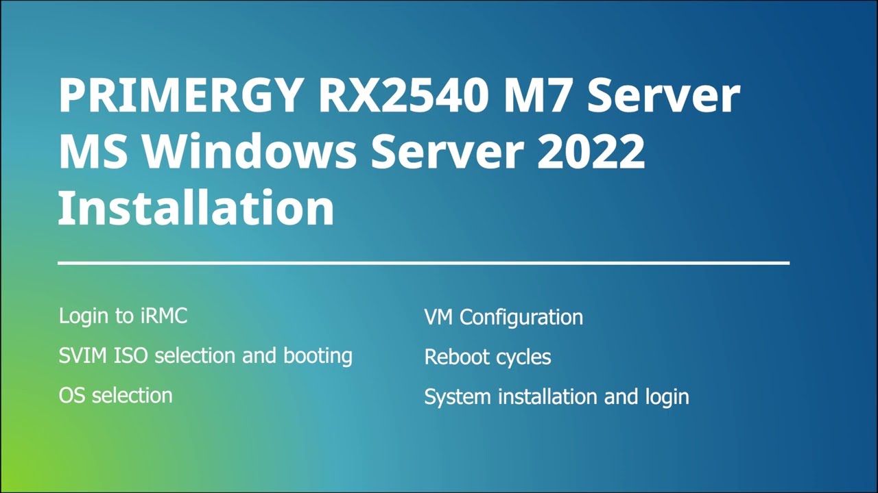 Server Standard 2022 Iso