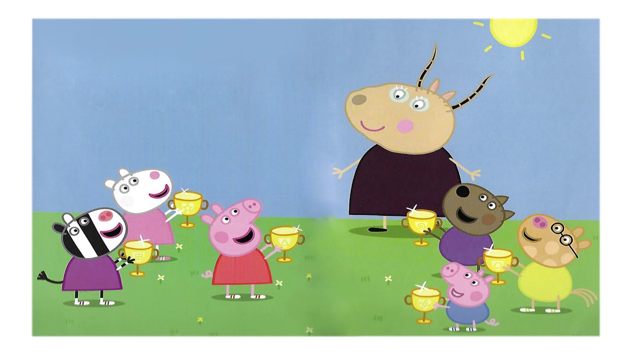 Sports Day Peppa Pig Read Along with Audio - YouTube