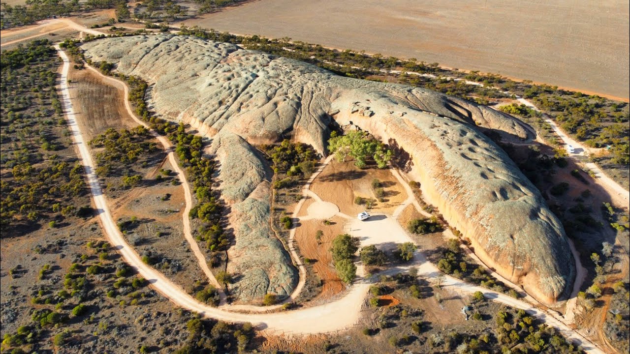 Giant lizard like Pildappa Rock in South Australia (AI Narration) - YouTube