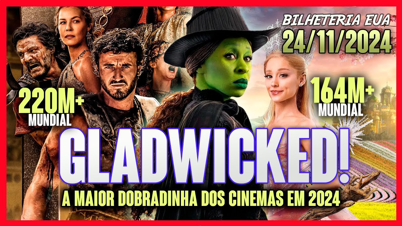 WICKED É A MAIOR ESTREIA DE UM MUSICAL DA BROADWAY! GLADIADOR CONQUISTA ...