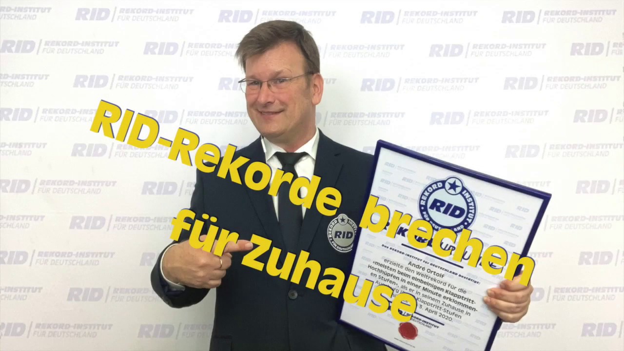 RID-REKORDE ZUHAUSE GEBROCHEN – André Ortolf (D) - YouTube