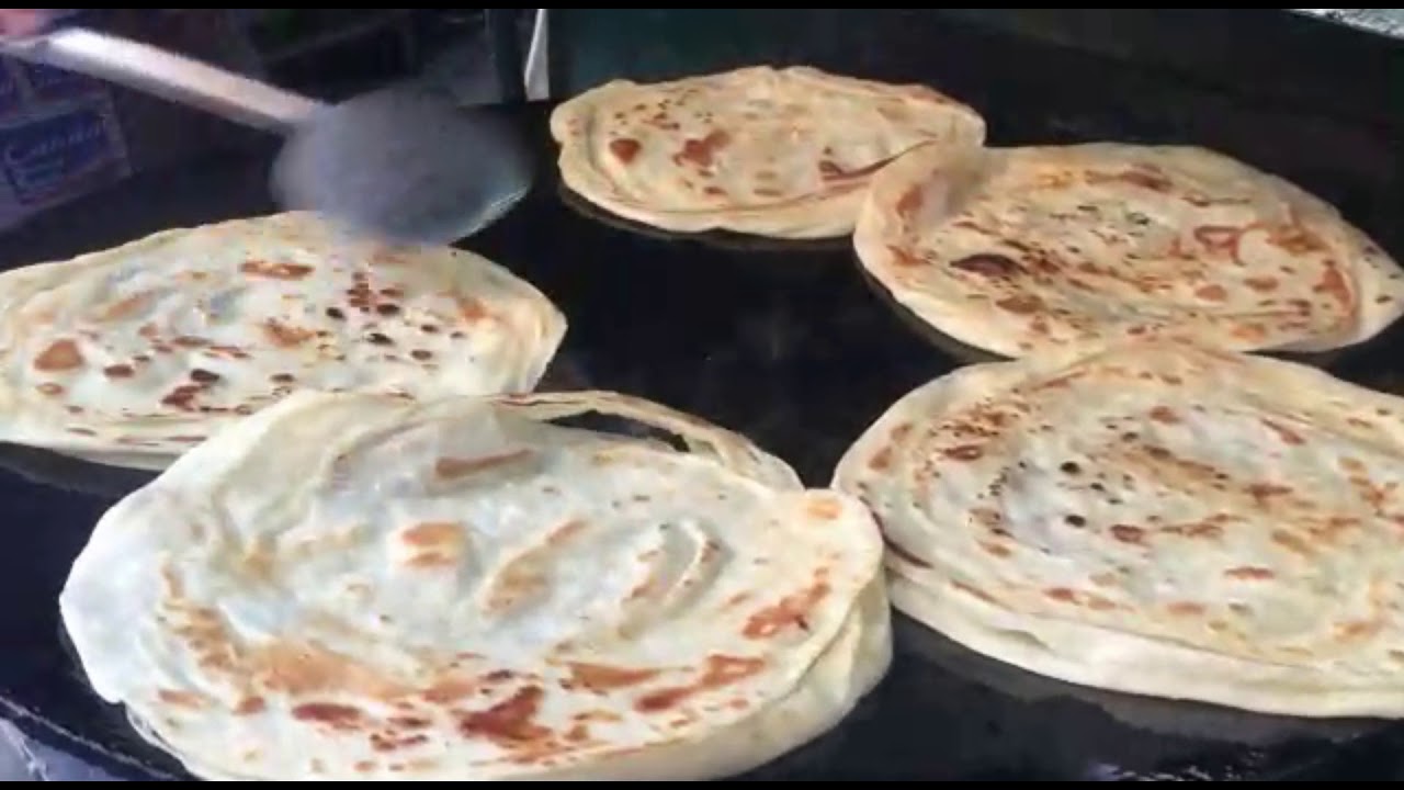 Pakistani Breakfast | Lacha Paratha and Tea | Pakistani food by Zuraiz ...