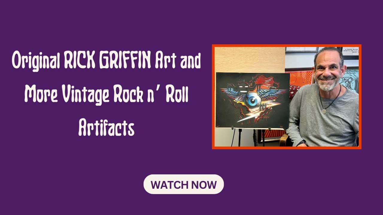 Original RICK GRIFFIN Art and More Vintage Rock n’ Roll Artifacts ...