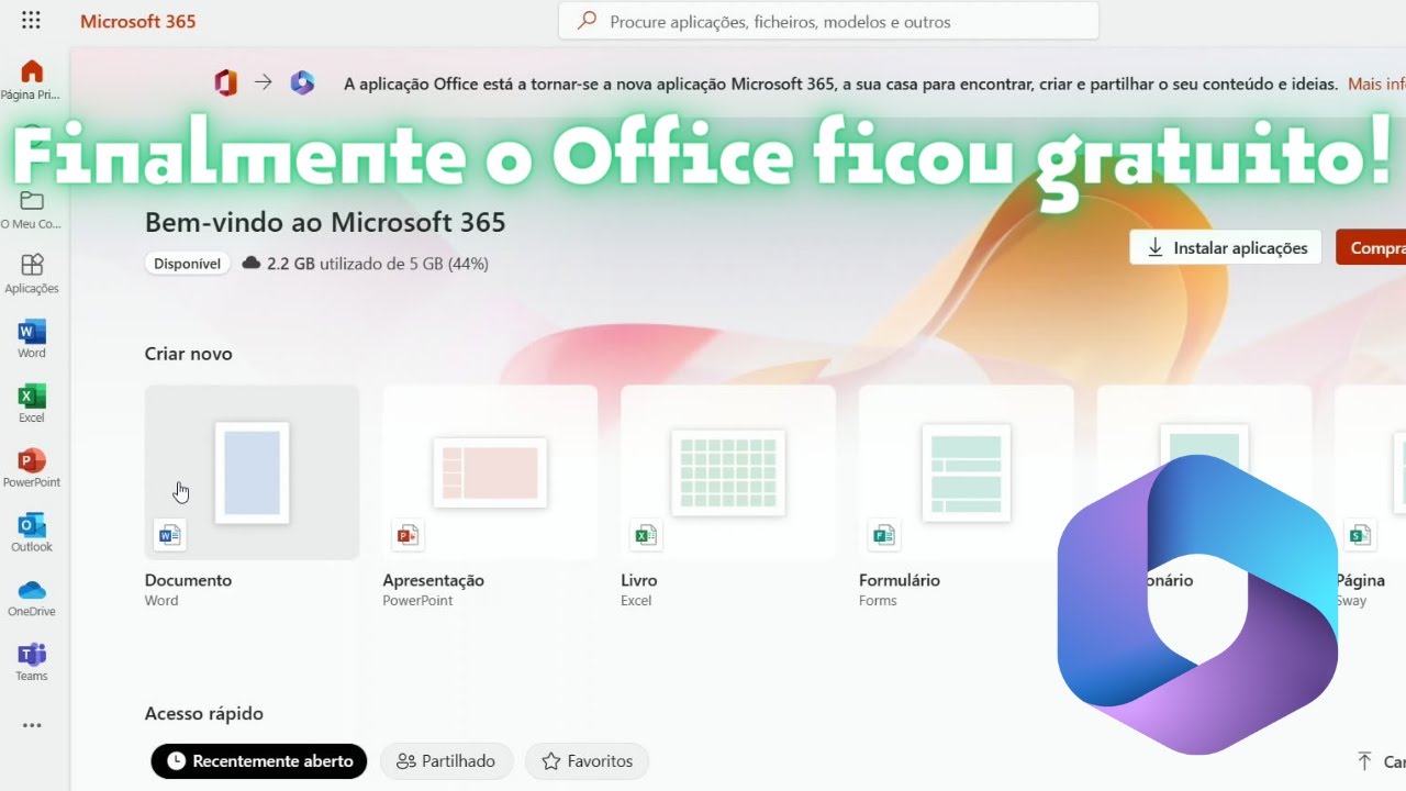 Finalmente a Microsoft liberou o Office DE GRAÇA para TODO MUNDO! Use ...