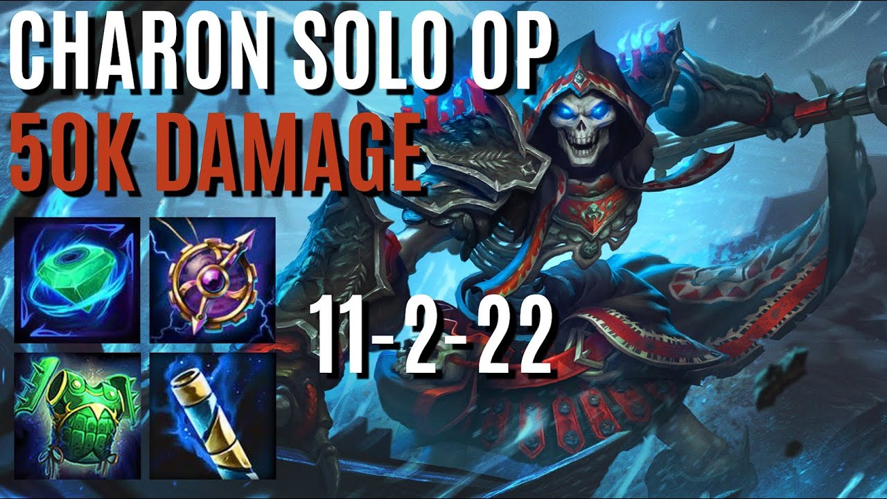 CHARON SOLO IS OP | SMITE Charon Conquest Gameplay - YouTube