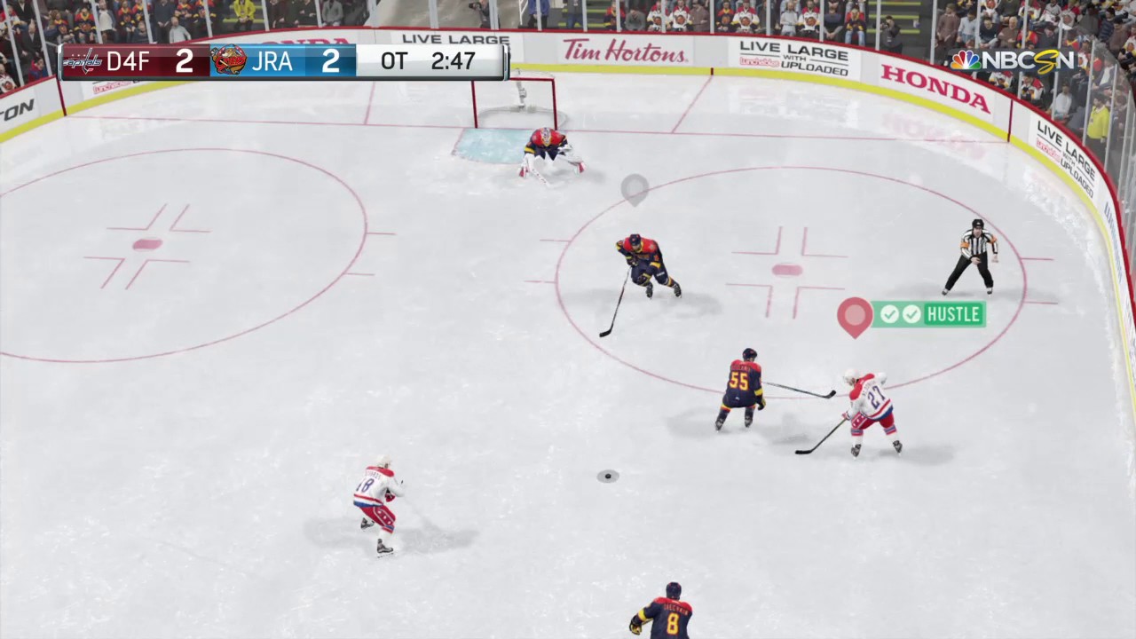 Slap Pass To Win The Game | NHL 17 - YouTube