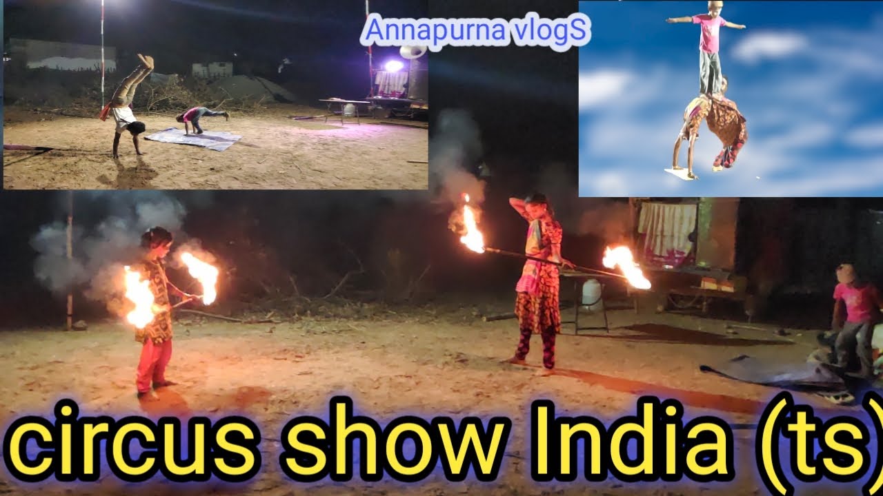 సర్కస్ వీడియో | India village circus | Amazing circus show in telangana ...