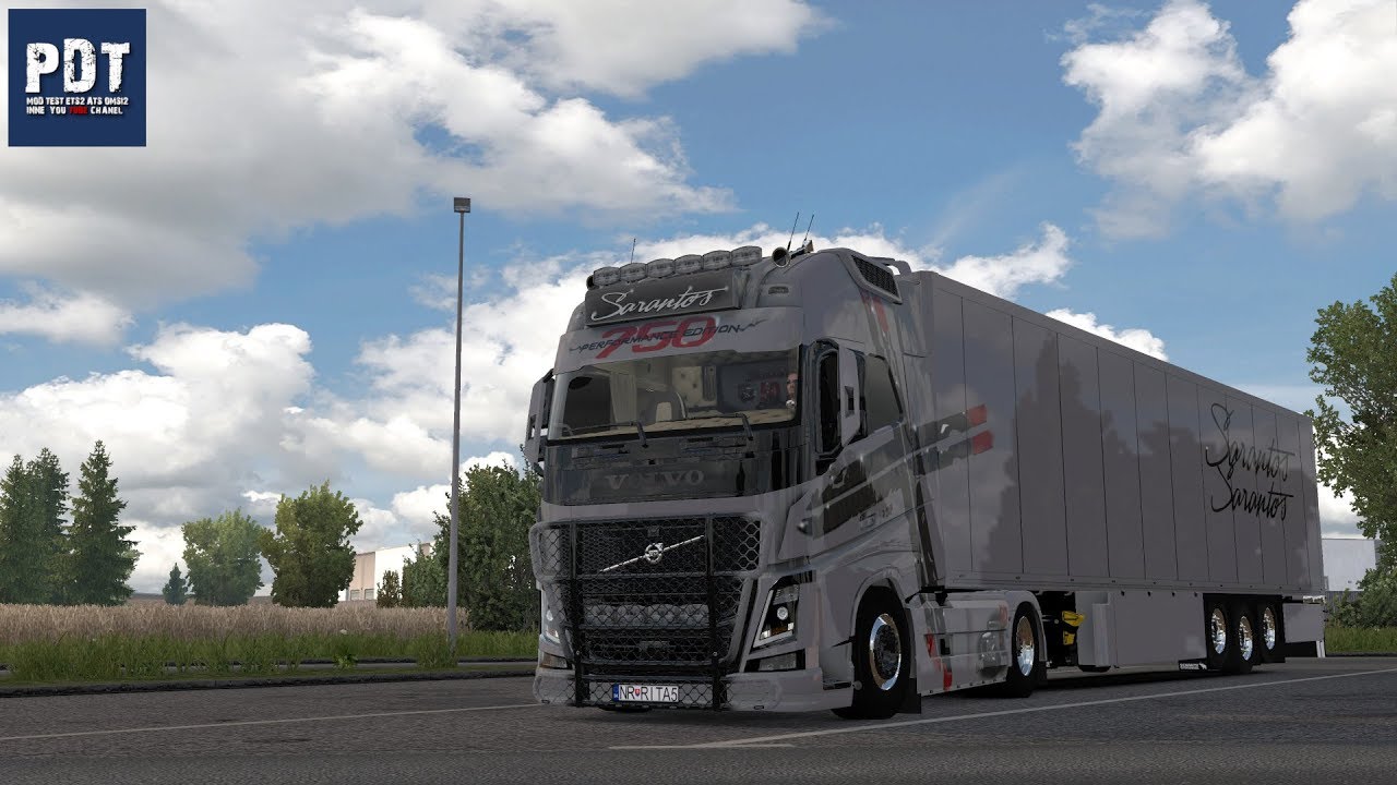 [ETS2. V1.35]...PDT...Volvo FH 750 + Trailer *Sarantos Performance ...