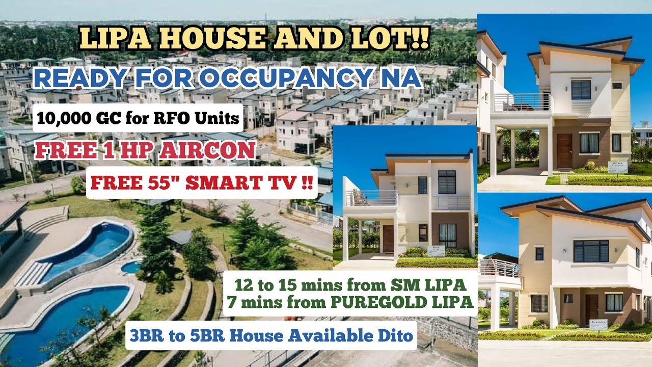 Lipa House and Lot : Sentrina Lipa Ready for Occupancy Houses / FREE ...