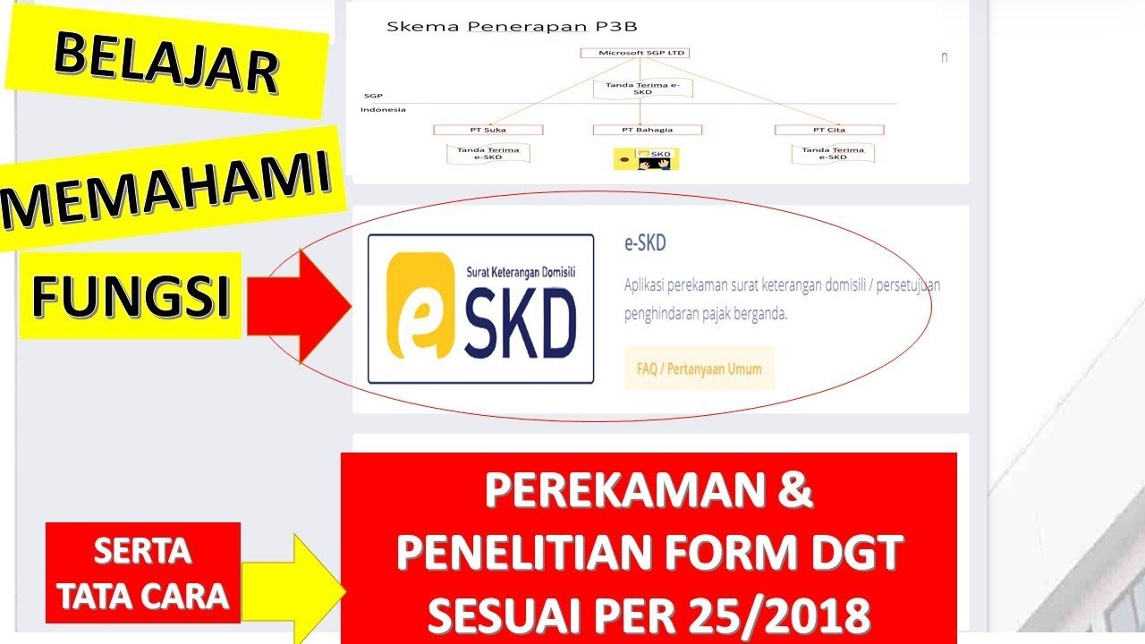 TUTORIAL APLIKASI e-SKD PAJAK FORM DGT| e-SKD DJP ONLINE | PENJELASAN ...