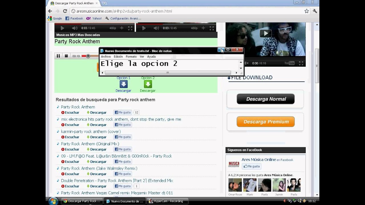 Como descargar música ares online - YouTube