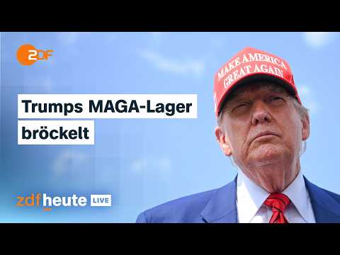 Netanjahu und Selenskyj in den USA: Wie Trumps Außenpolitik das MAGA-Lager spaltet | ZDFheute live