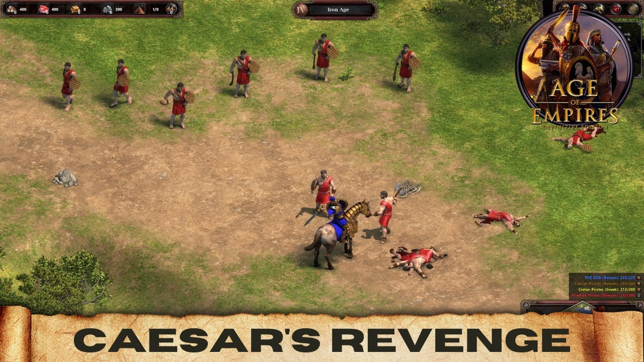 Age Of Empires Definitive Edition - CAESAR'S REVENGE (Hardest) - YouTube