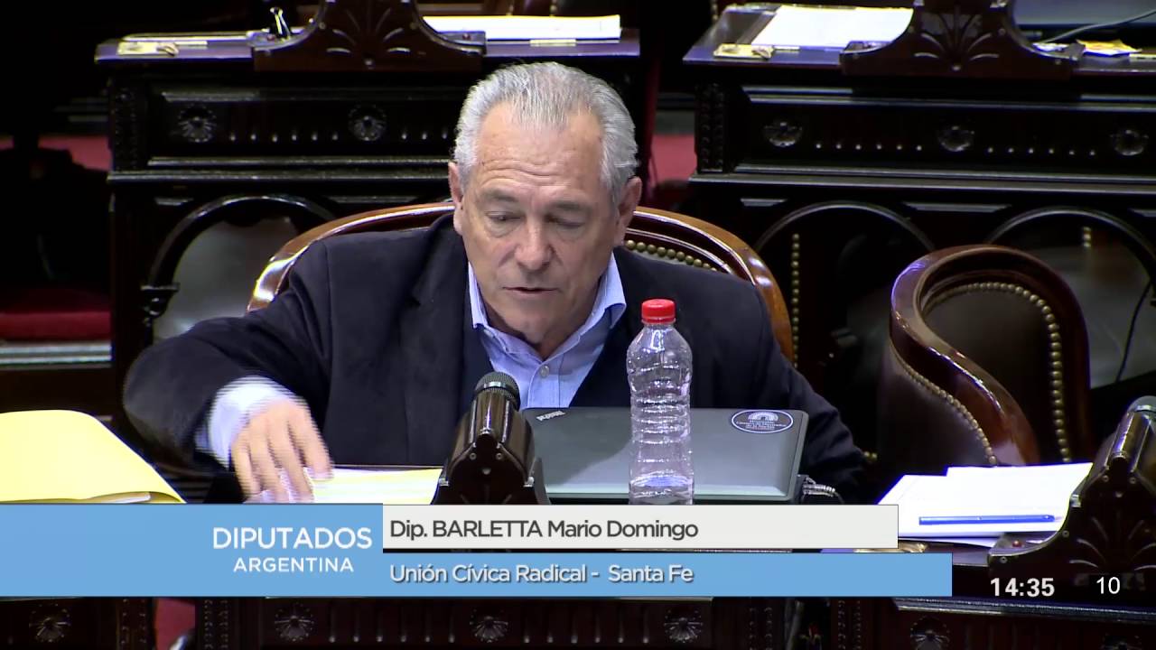 Diputado Barlettta Mario Domingo - Sesión 01-09-2016 - YouTube