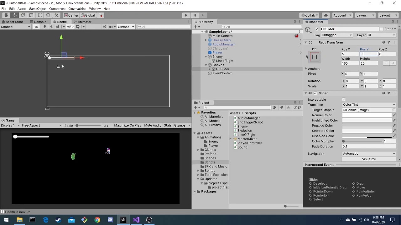 2D Game Tutorial: Episode 5, Player UI - YouTube