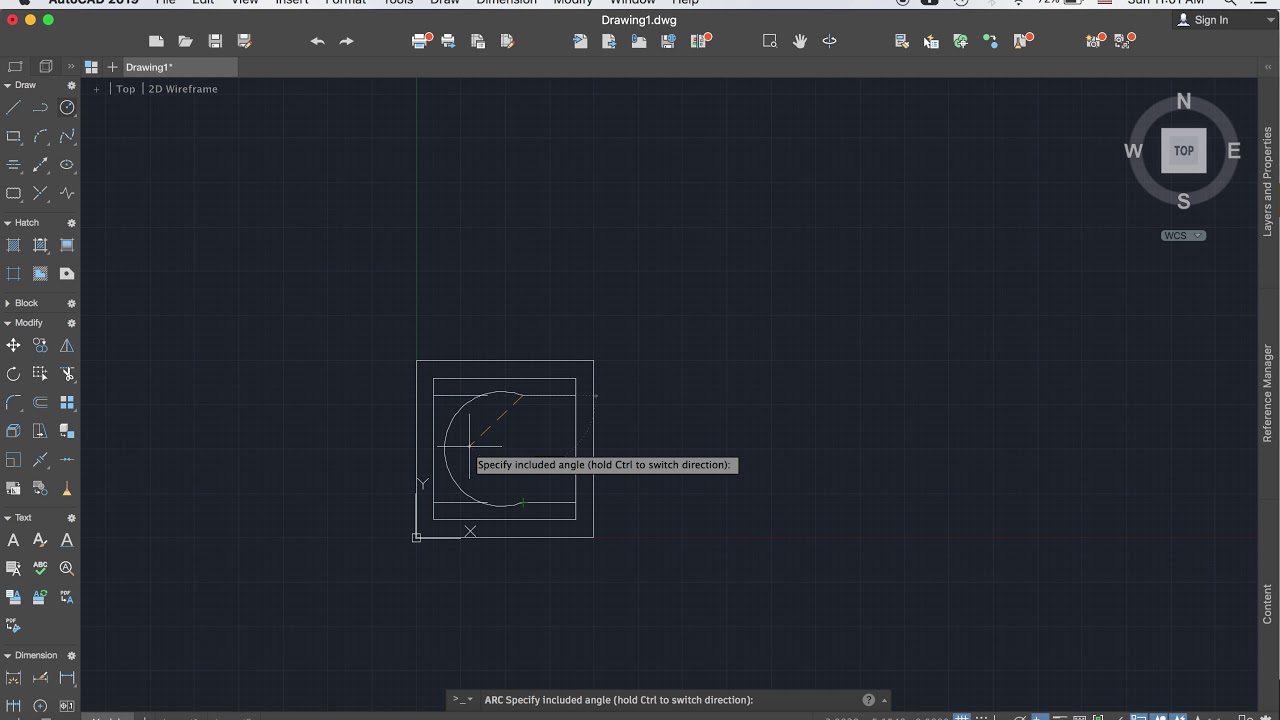 AutoCad Exercise 9 - YouTube