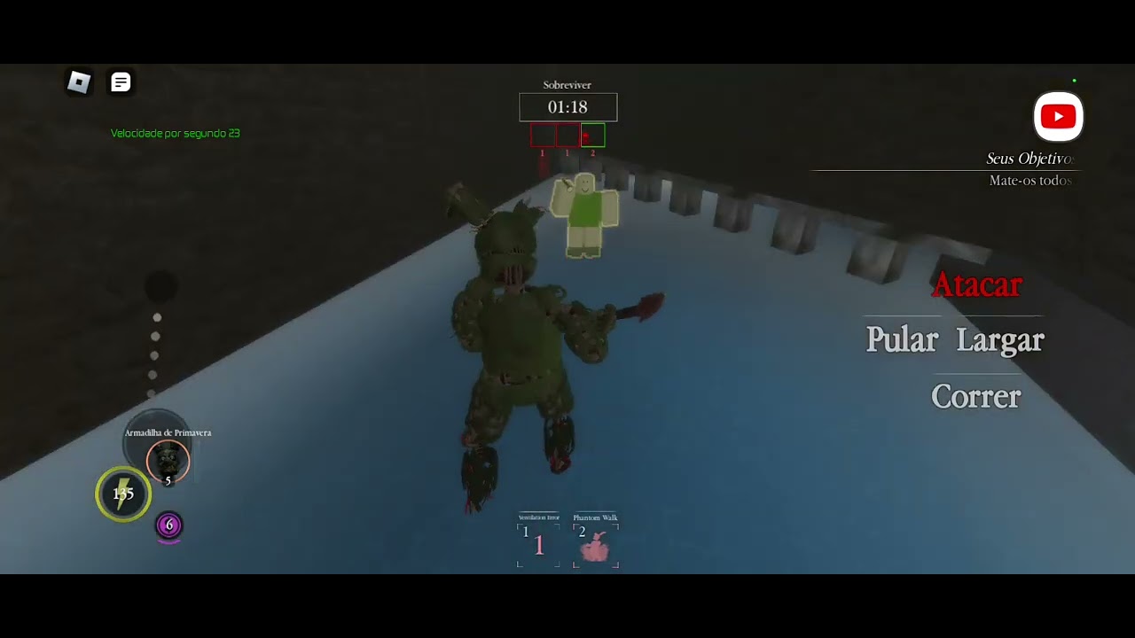 Primeiro vídeo de Roblox: Pillar chase - YouTube