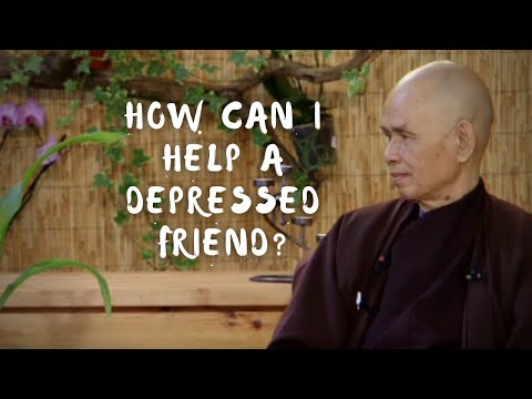 How can I help a depressed friend?