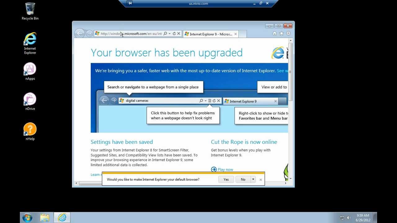 nivio - Web Desktop (Virtual machine in cloud) - YouTube