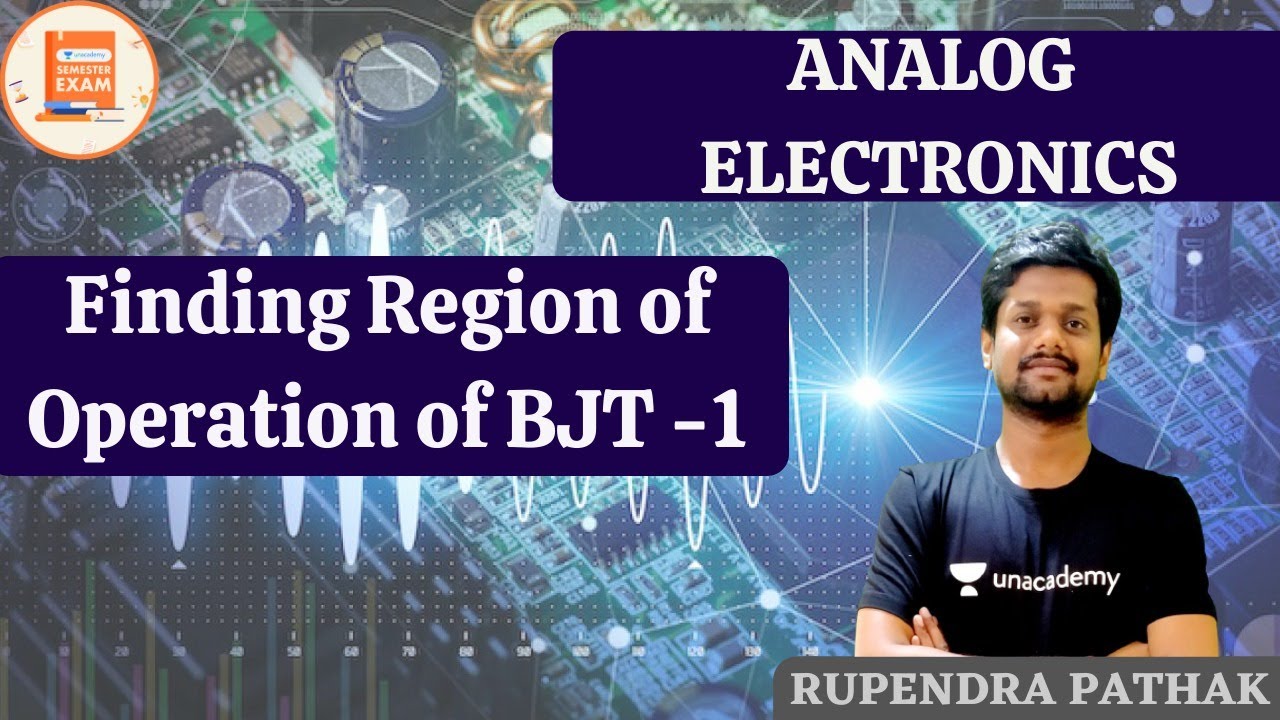 Finding Region of operation of BJT -1 | Analog Electronics | GATE/ESE ...