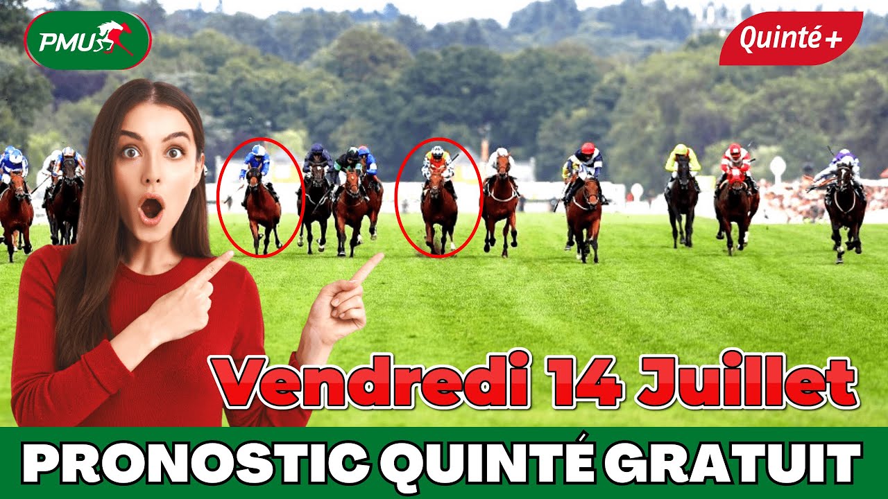 Pronostic Quinté Vendredi 14/07/2023 R1C3 Paris Longchamp - YouTube