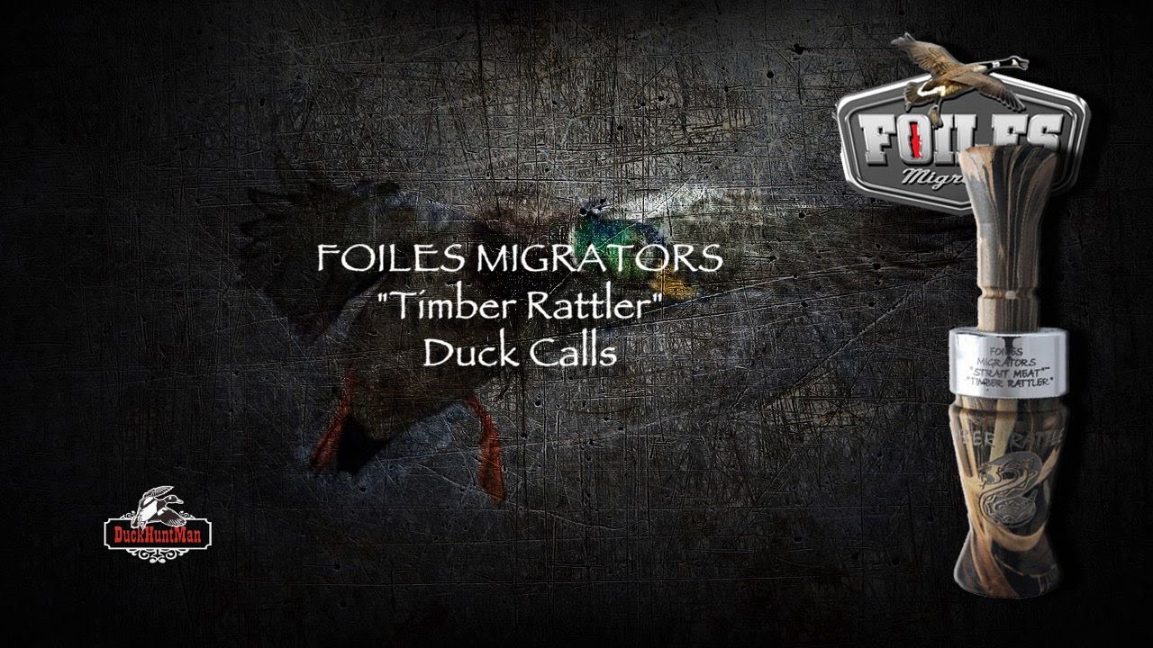 Обзор духового утиного манка Foiles Migrators "Timber Rattler" - YouTube
