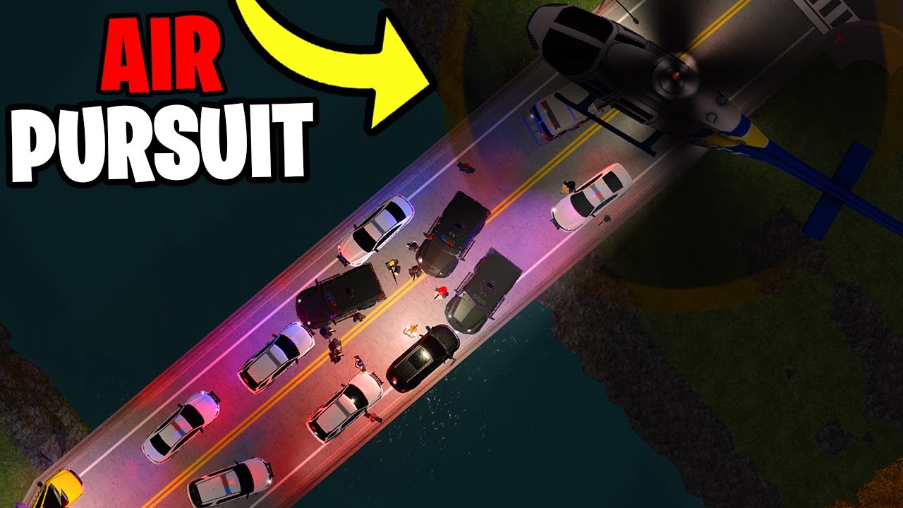 We called AIR SUPPORT during a PURSUIT! (ERLC Roblox Liberty County ...