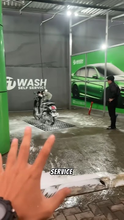 Rame banget yang cuci self service di GT Wash Self Service - YouTube