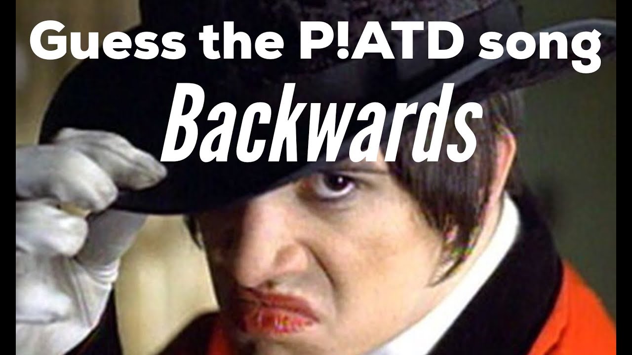Guess The P!ATD Song Backwards! (CrankThatFrank React?) - YouTube