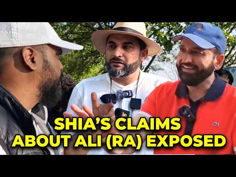 Shia Distortions About Ali (RA)  & Ashura Torn Apart! Adnan Radhid & Abbas VS Shia | Speakers Corner