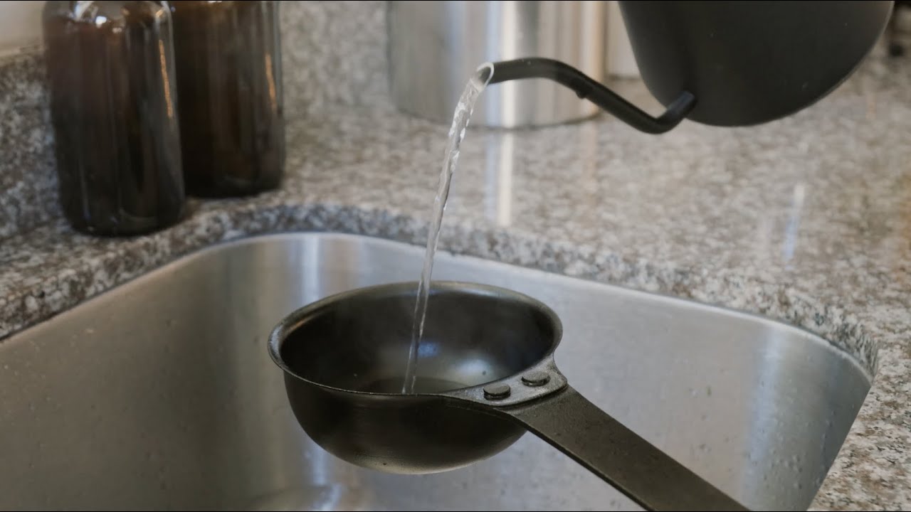 How to Clean Your Iron Tadka Spoon - YouTube