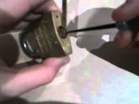 Burg Wächter Schloss 222/40 Lockpicking Tutorial - YouTube