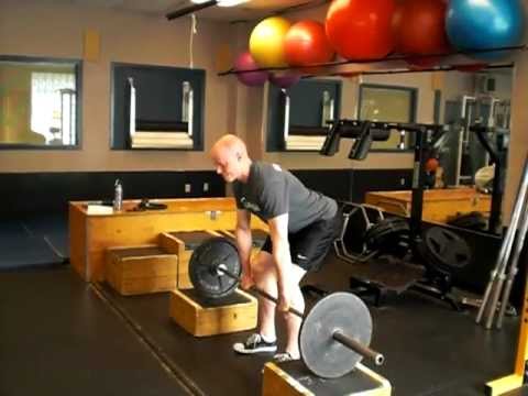 Deadlift from Blocks - YouTube