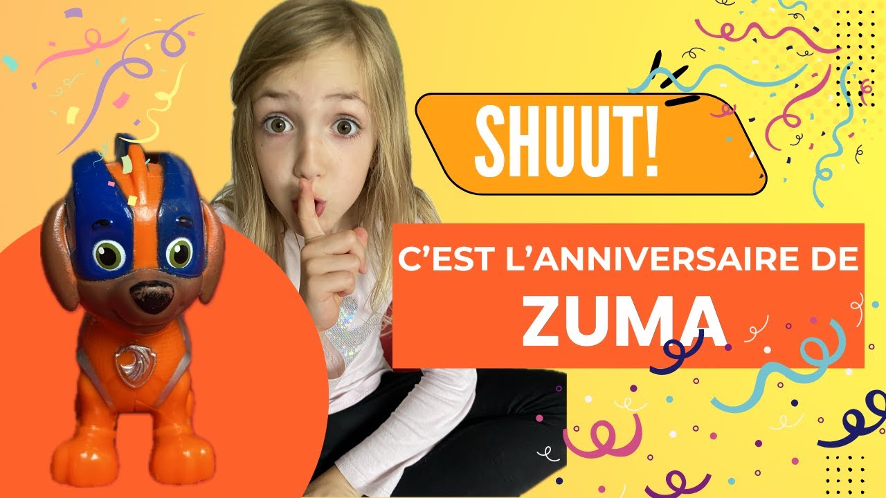 EPISODE 04 (PAW PATROL): Shuut! C'est l'anniversaire de ZUMA - YouTube