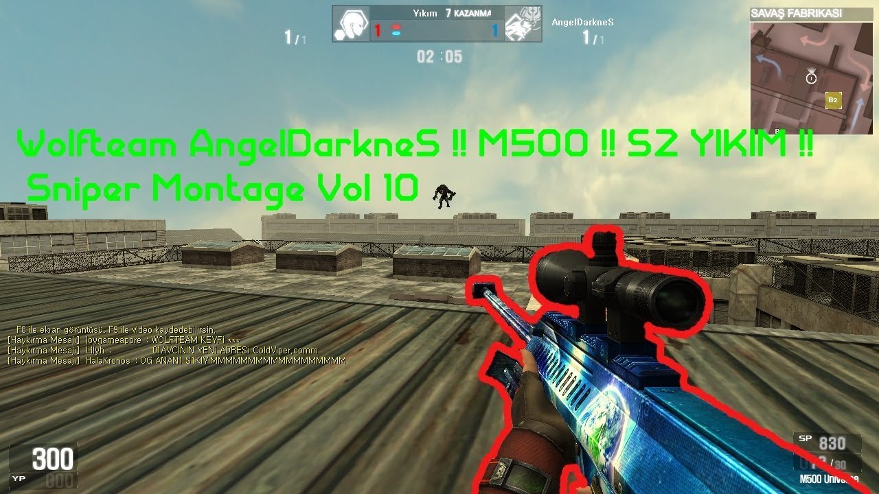 Wolfteam AngelDarkneS !! M500 !! S2 YIKIM !! Sniper Montage Vol 10 ...