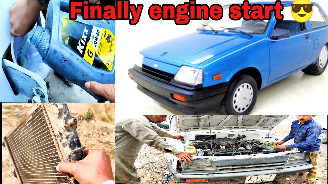 Suzuki Khyber Engine start Finally 😎( Part 4) Suzuki Khyber Restoration ...