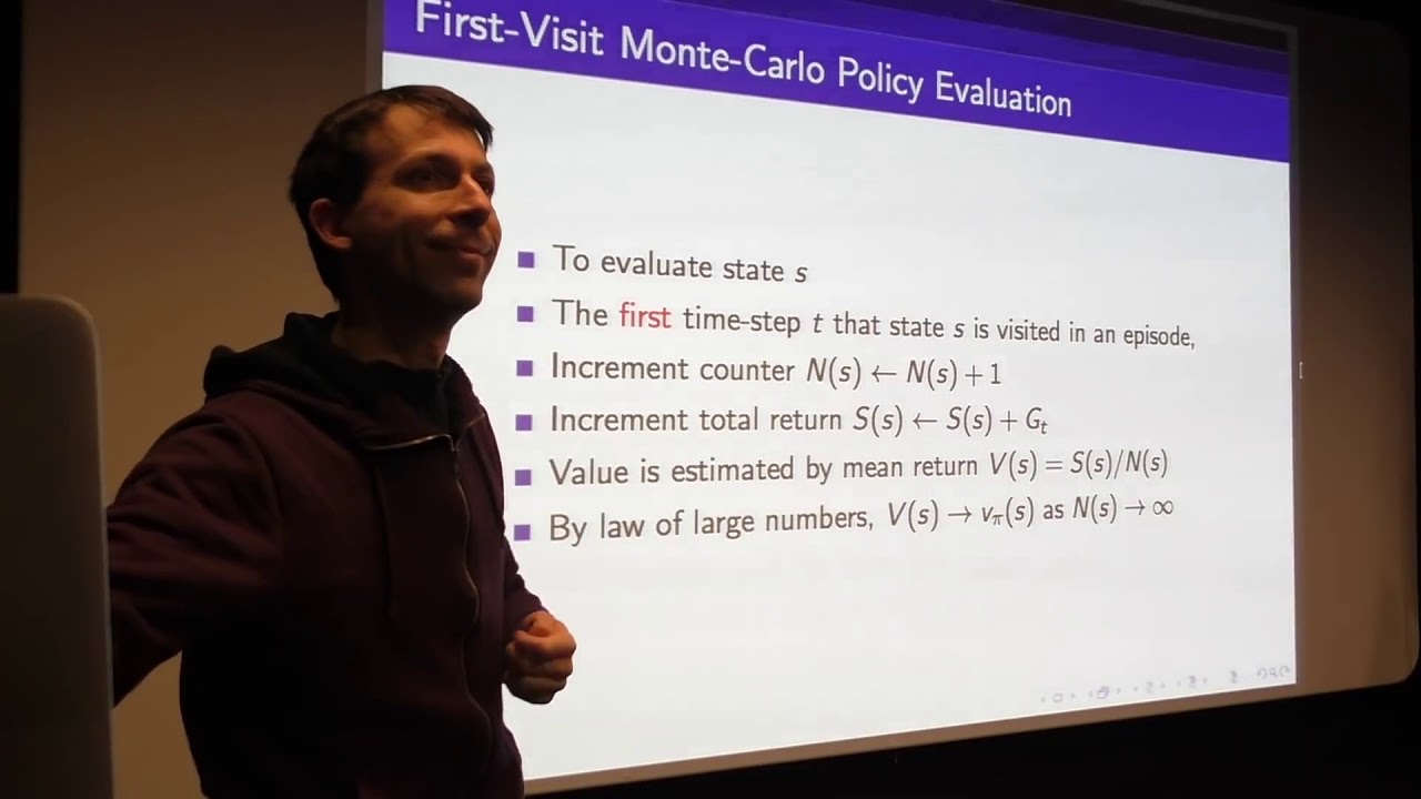 RL Course by David Silver Lecture 4 Model Free Prediction - YouTube