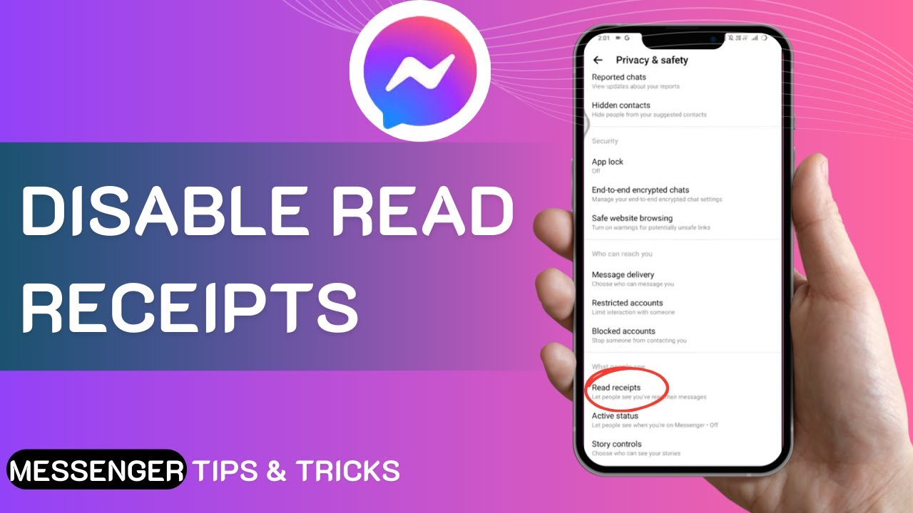 How To Disable Read Receipts On Messenger 2024 - YouTube