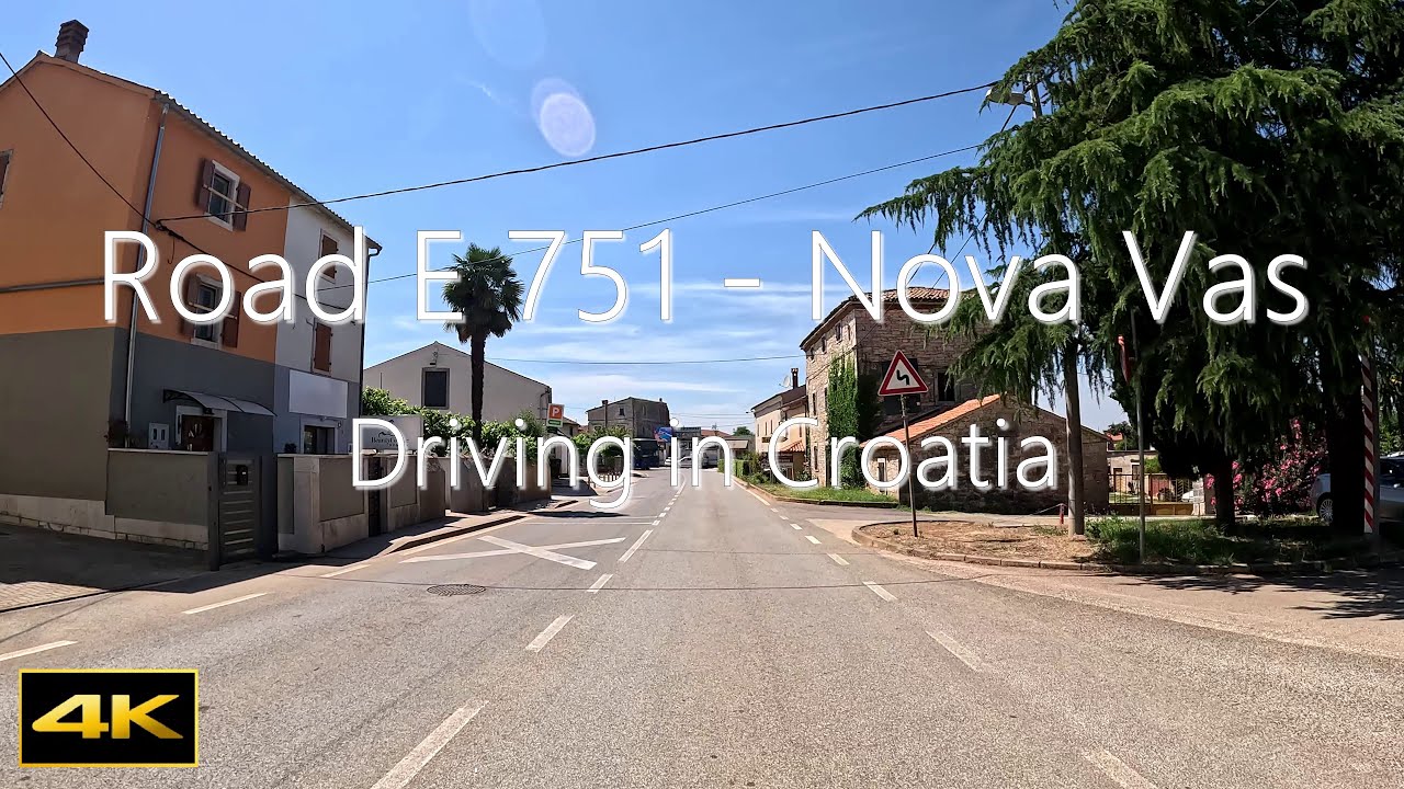 Driving in Croatia | Road E751- Nova Vas | LUNITO Finland - YouTube