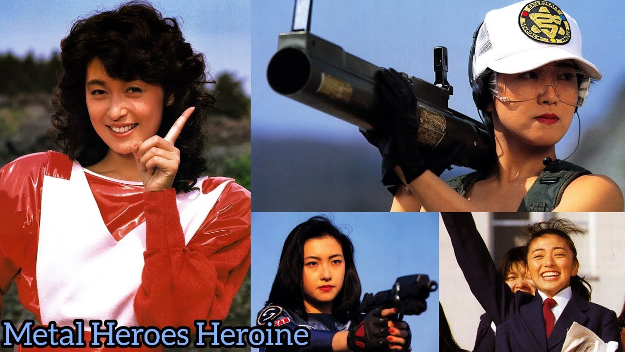 Beautiful Heroine Tokusatsu Metal Hero Series メタルヒーローシリーズ - YouTube