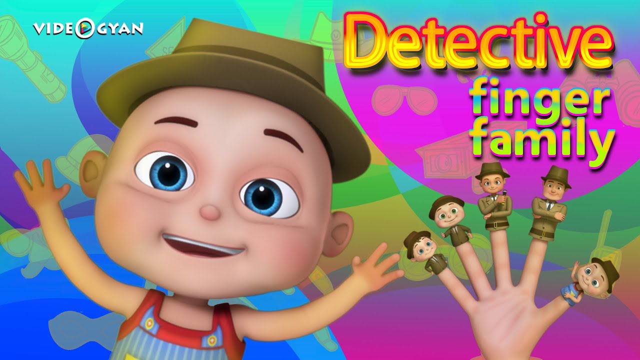 Detective Finger Family And More | Finger Family Collection | Nursery ...