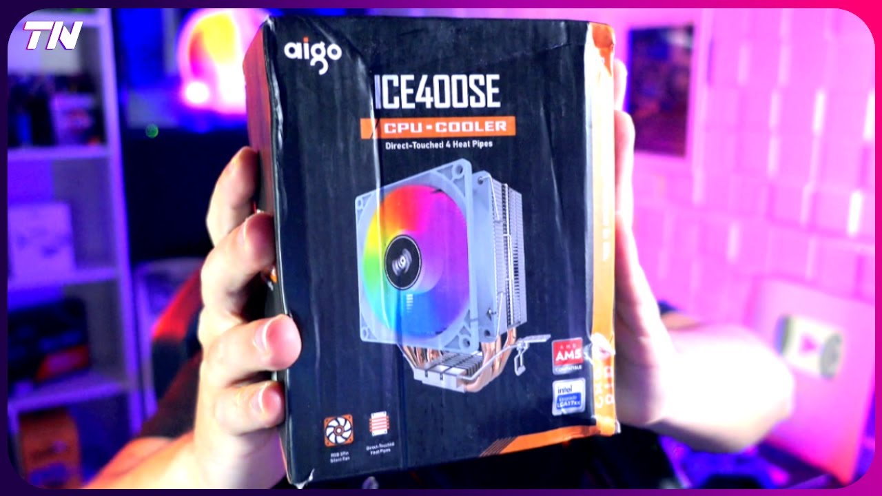 MELHOR COOLER BARATO DO ALIEXPRESS! Aigo ICE 400SE - Unboxing e Review ...