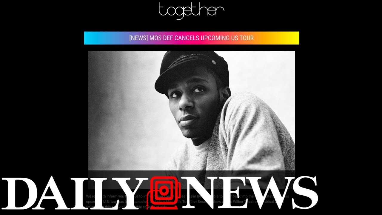 Yasiin Bey, aka Mos Def, Barred From Entering U S For Tour - YouTube