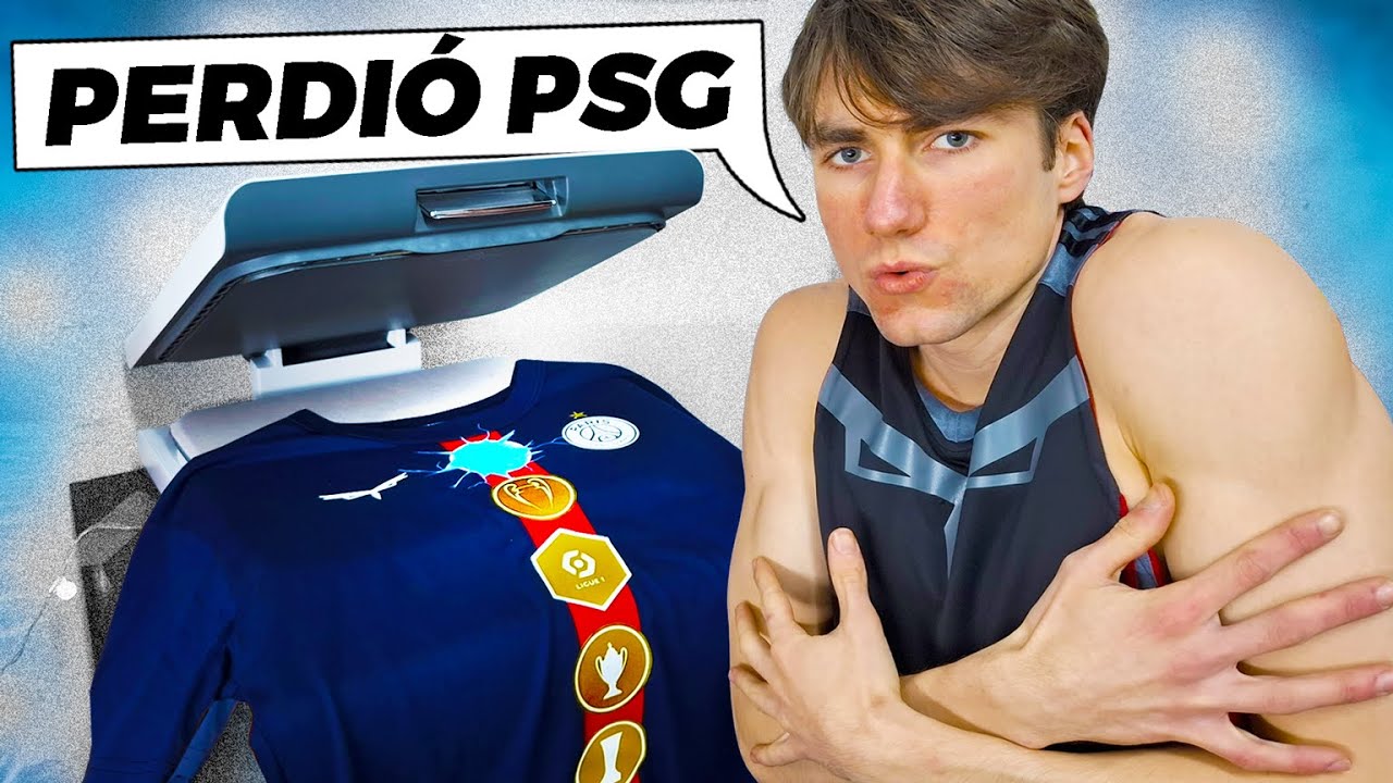 la CAMISETA CONGELADA | PSG Derrotado🥶 - YouTube